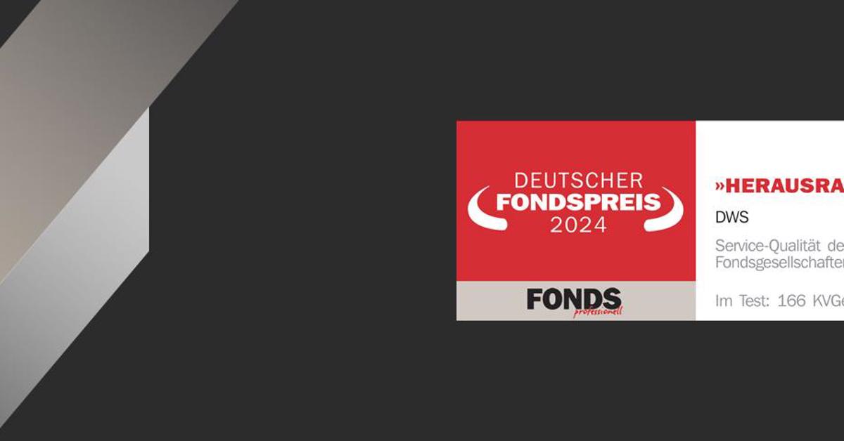 Deutscher Fondspreis 2024 | DWS
